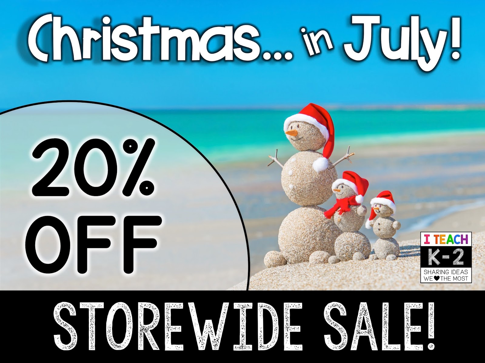 A Place Called Kindergarten: Christmas In July Sale Prizes & Freebies!!