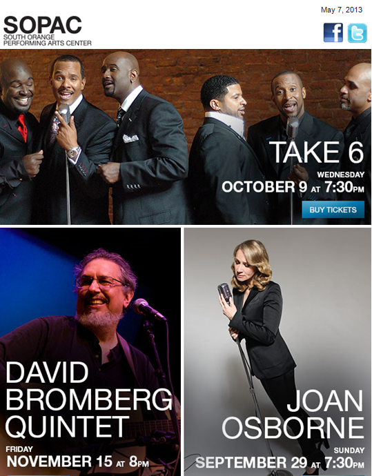 SoPAC brings Joan Osborne, David Bromberg and More! - Mark Slade - Mark ...