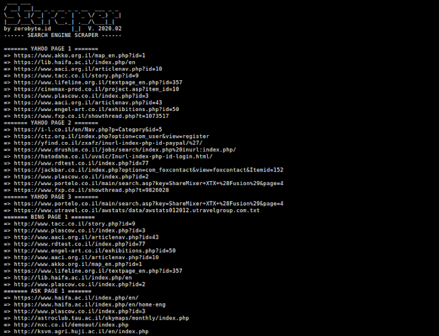 SEcraper - Search Engine Scraper Tool With BASH Script. SEcraper - Search Engine Scraper Tool With BASH Script.