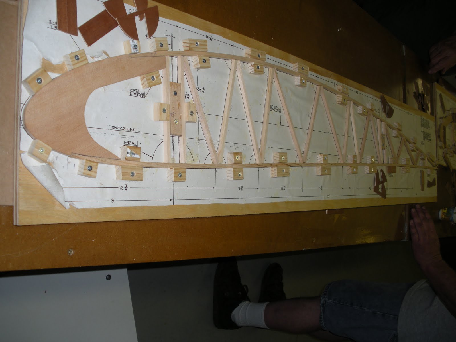 Aeronca Training Glider Project.: Wing Ribs