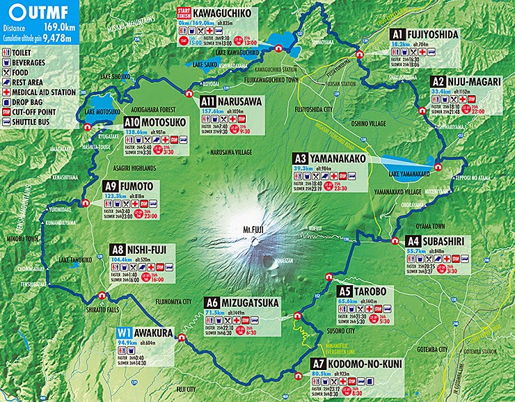 Run Diary: Ultra Trail Mount Fuji (UTMF) 2014
