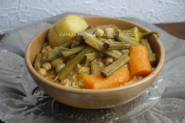 COUSCOUS RUSTIQUE BEL GUERNINA OU CHARDONS DE LA CAMPAGNE BÔNOISE POUR ...