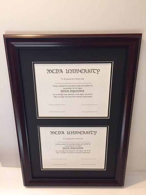 Double Diploma Frame ~ Home Ideas