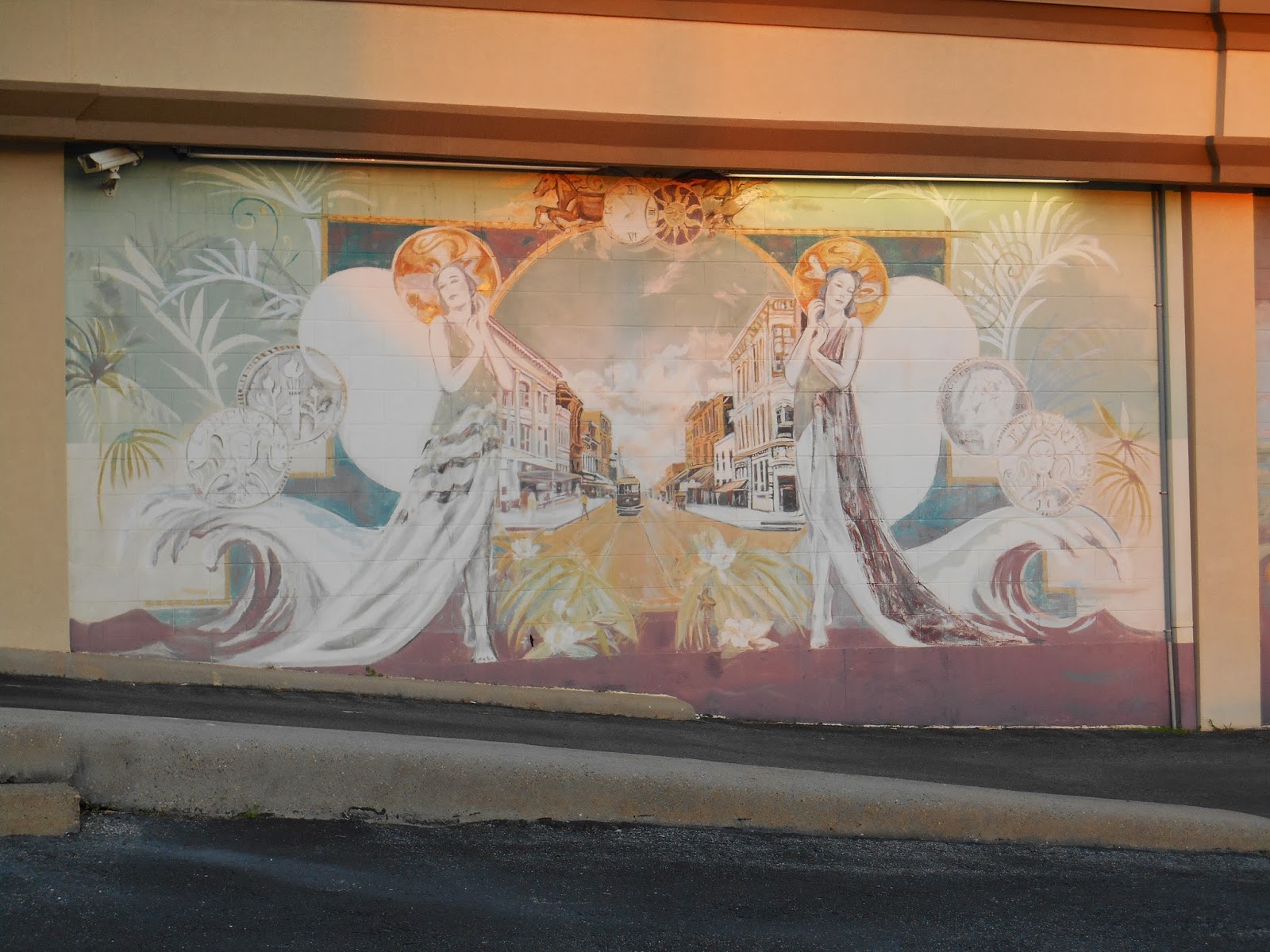 Committed Stitcher: Bank Mural
