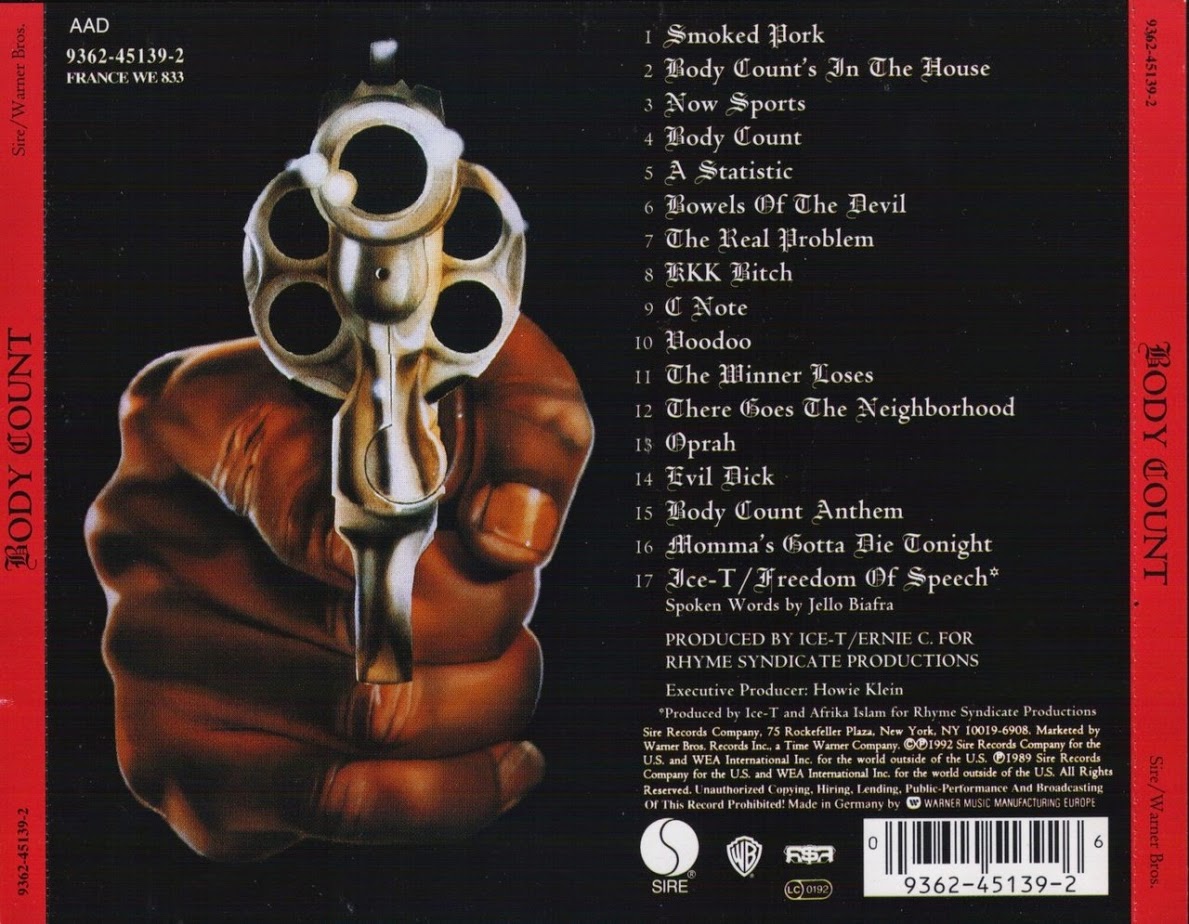 ROCK PARA TUS OIDOS: BODY COUNT 1992 - BODY COUNT