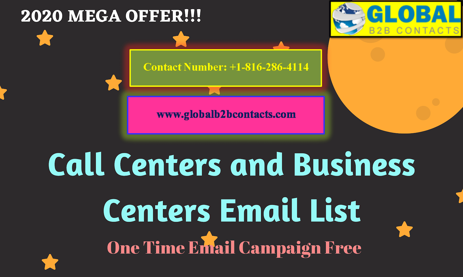 Call Centers and Business Centers Email List