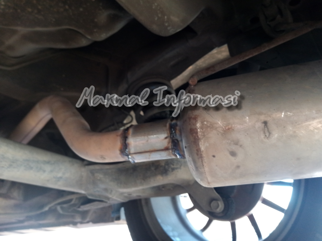 Baiki Paip Ekzos Kereta Myvi Patah ~ Makmal Informasi