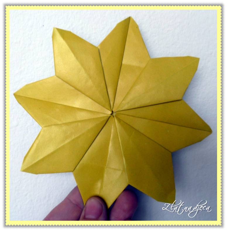 Zlatna djeca: Origami cvijet
