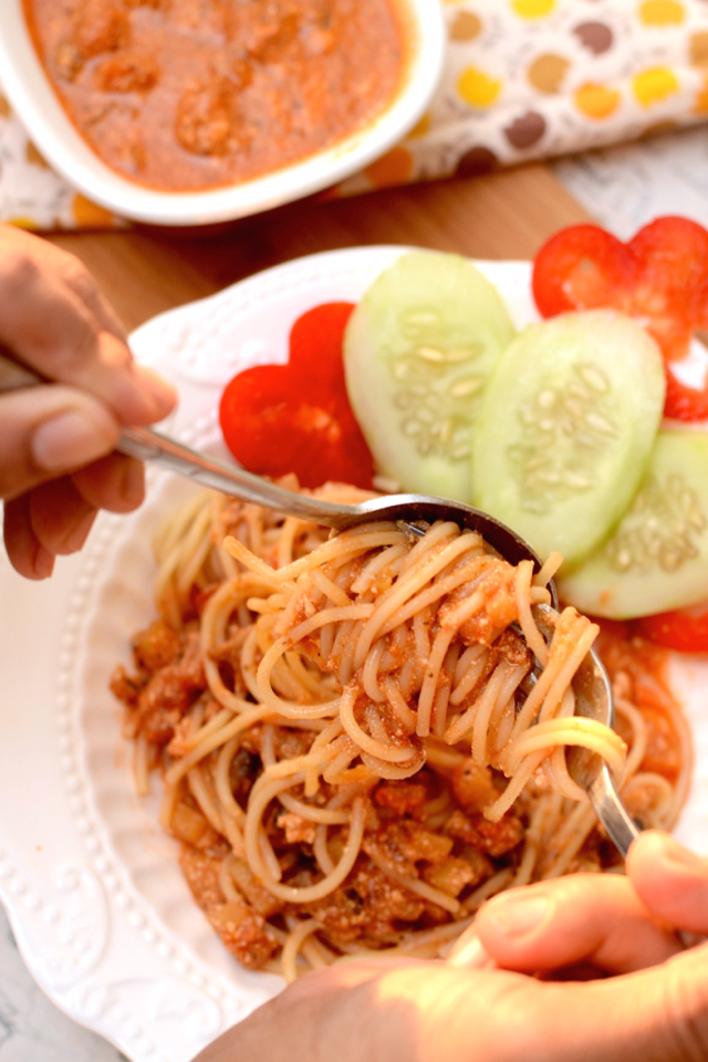 Coco's Sweet Tooth ......The Furry Bakers: 素豆腐意大利面 Vegetarian Spaghetti ...
