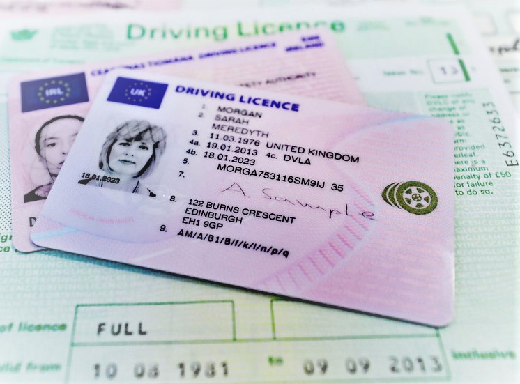 Buy a valid driver's licence