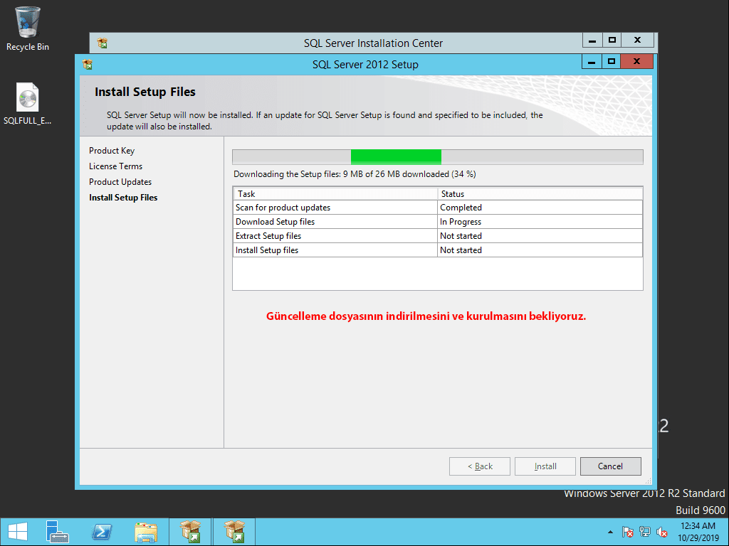 Microsoft SQL Server 2012 Kurulumu - Mustafa Sabri OĞUZ