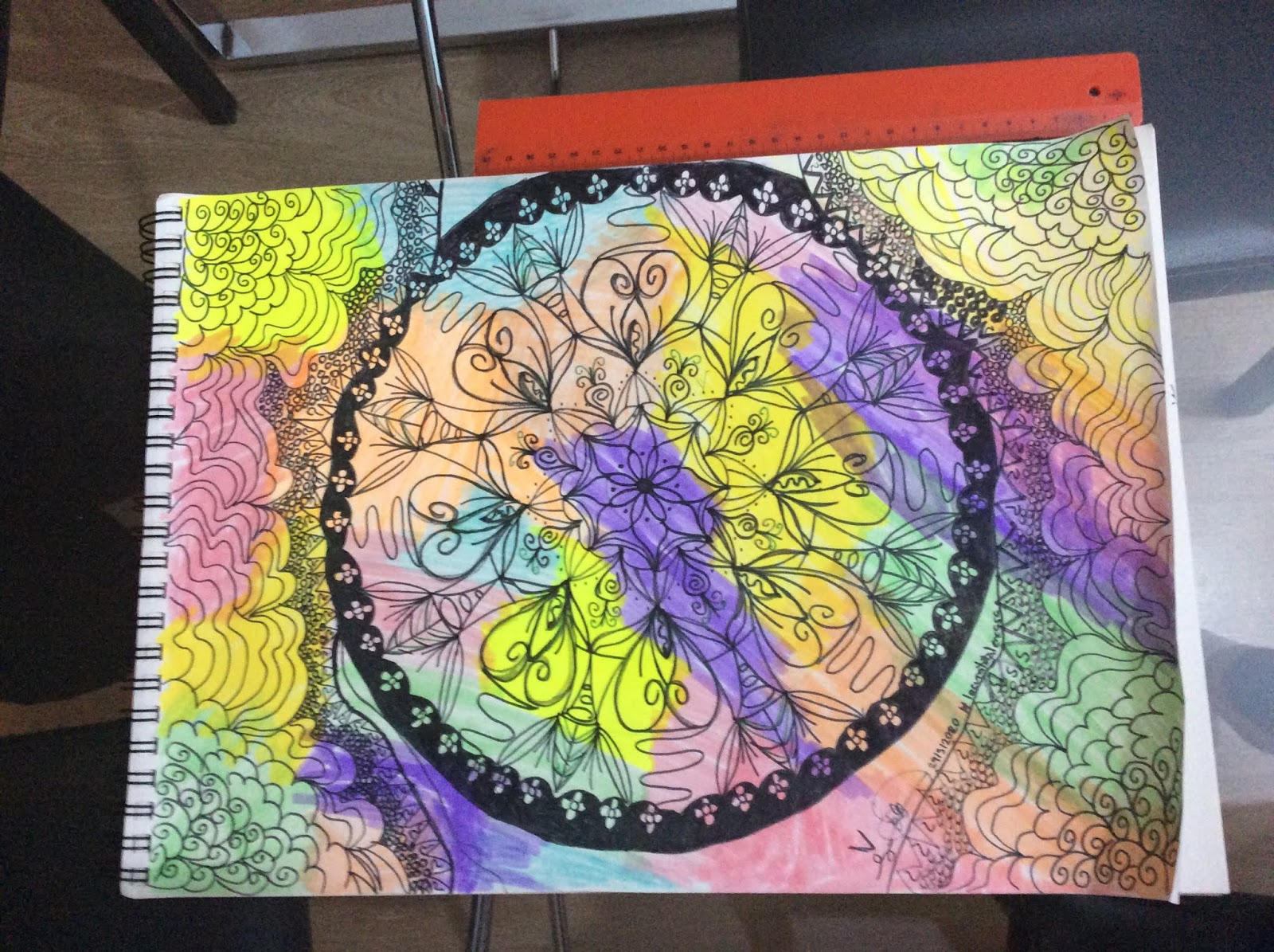 Sixth Grade Columbia: Mandalas are beautiful and relaxing!