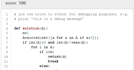 Codilty Lesson 3: Time Complexity PermMissingElem (Solution in Python)