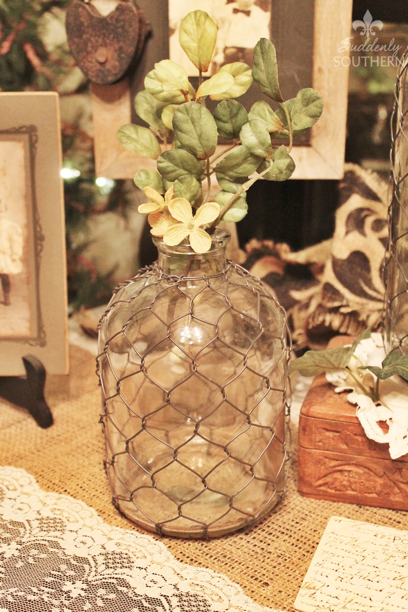 Suddenly Southern : {Vintage Style} Wire Wrapped Vases