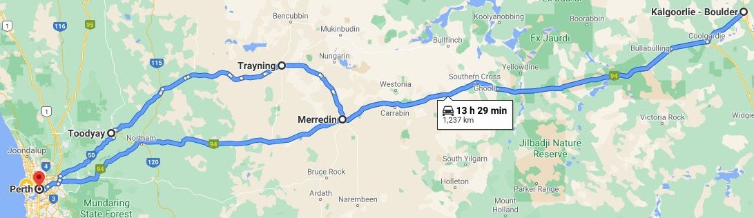 TRAVELABROOD: MERREDIN & KALGOORLIE