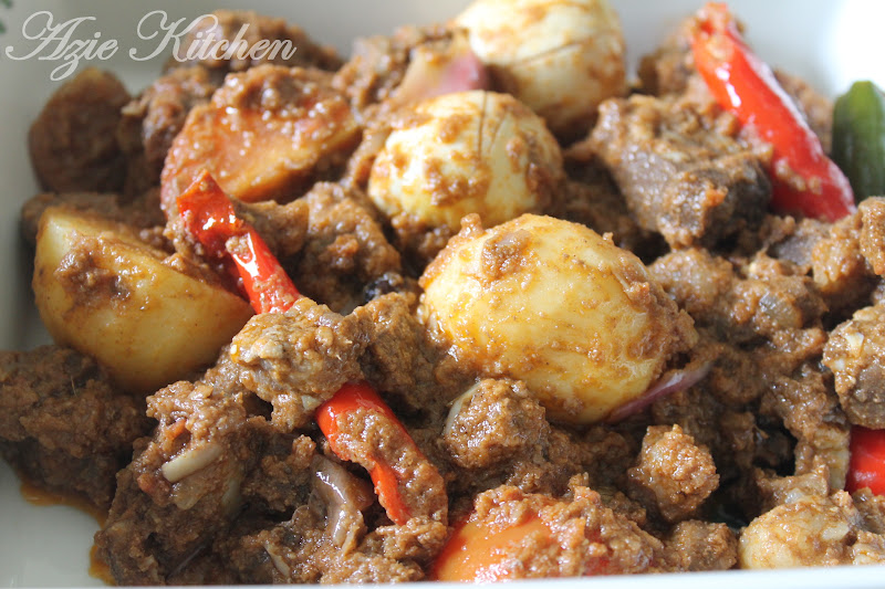 Beriani Daging Kambing - Azie Kitchen
