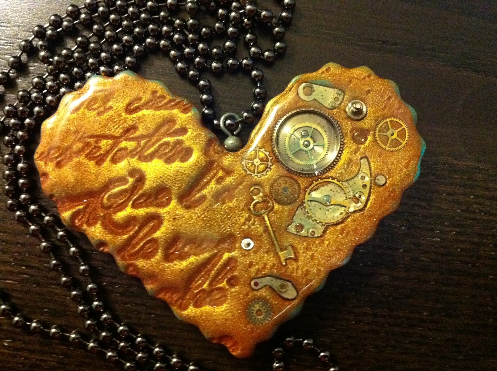 Project52 - 52 Crafts in 52 Weeks: My Heart Goes Tick Tock - Week 5