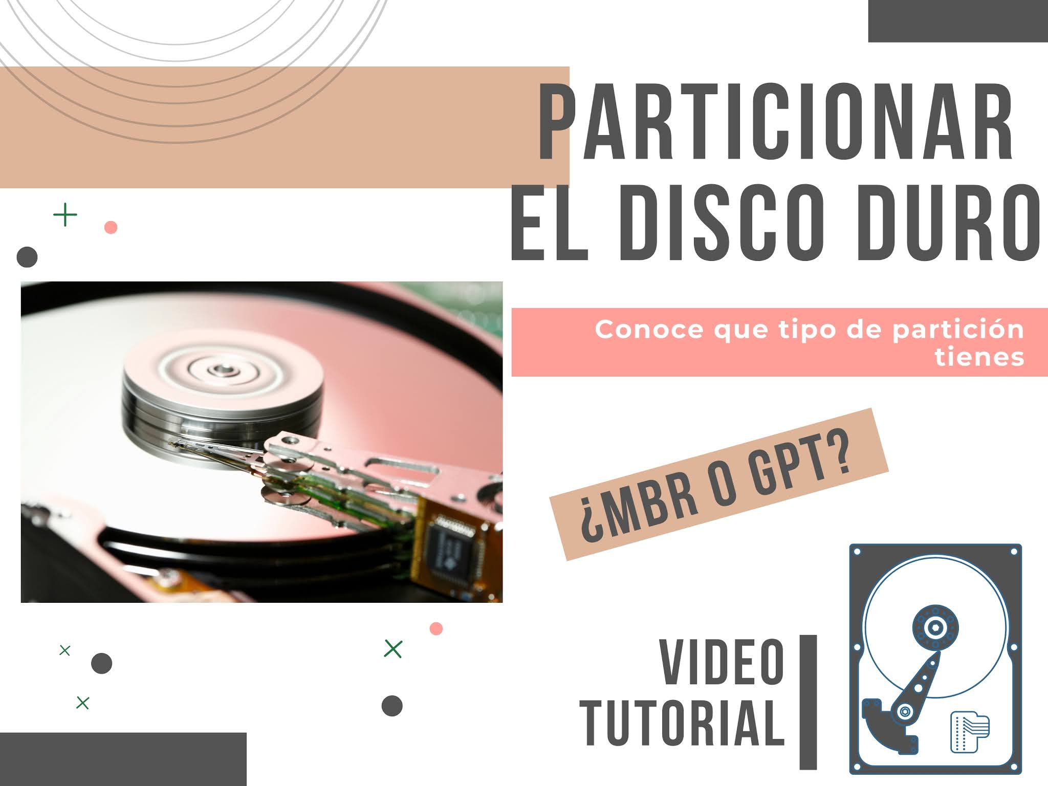 Conoce que tipo de partición tienes y como particionar tu disco duro