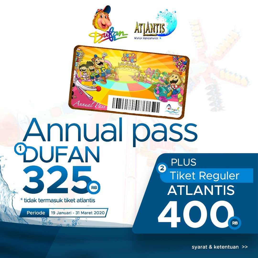 Dufan Promo Annual Pass Gratis Setahun Masuk Dufan Hanya 325 K Hingga ...