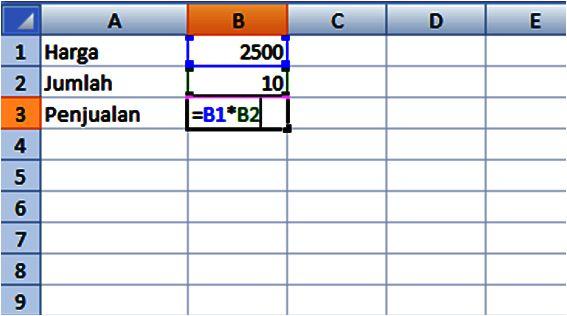 Cara Penggunaan Formula Pada Excel - iyanzone