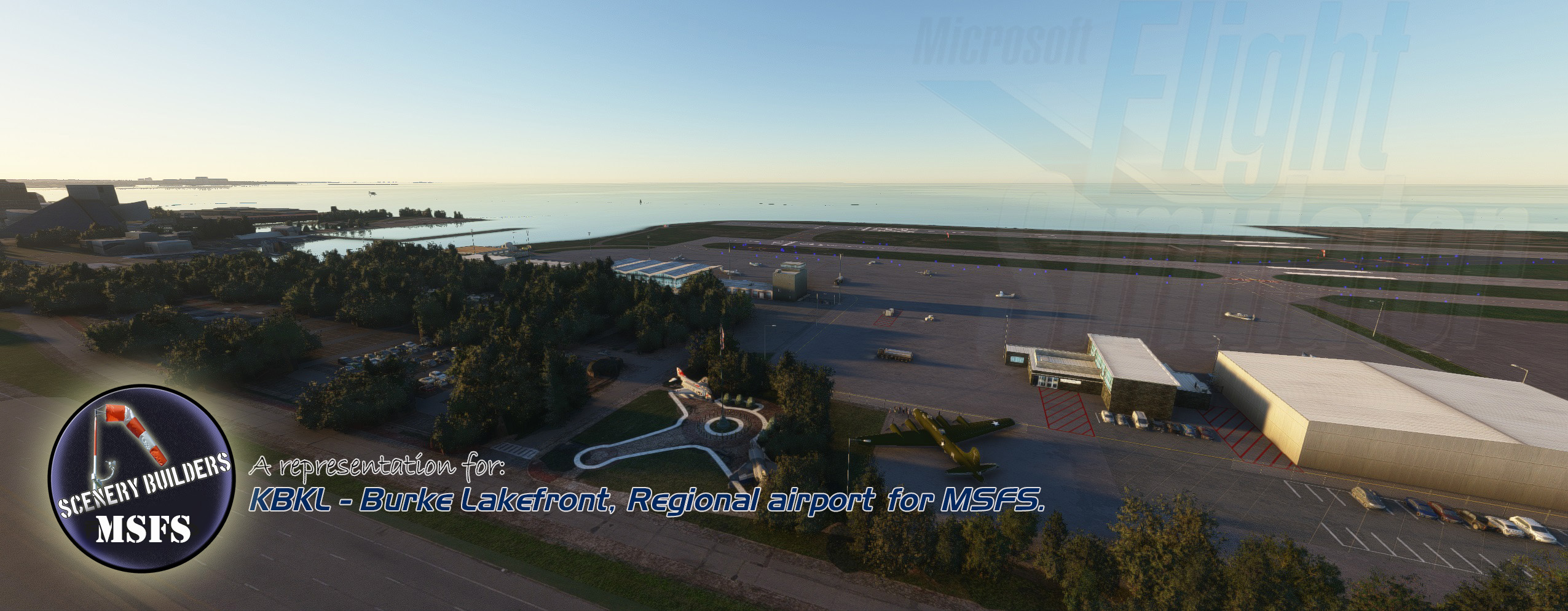 FSX, P3D, MSFS scenerybuilders.: KBKL Burke Lakefront Airport MSFS