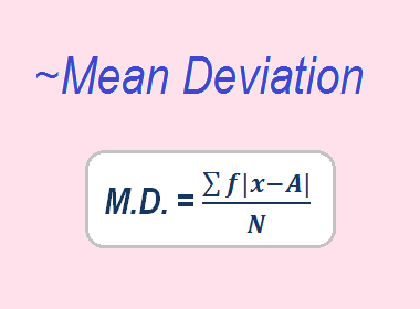 10 Math Problems: Mean Deviation