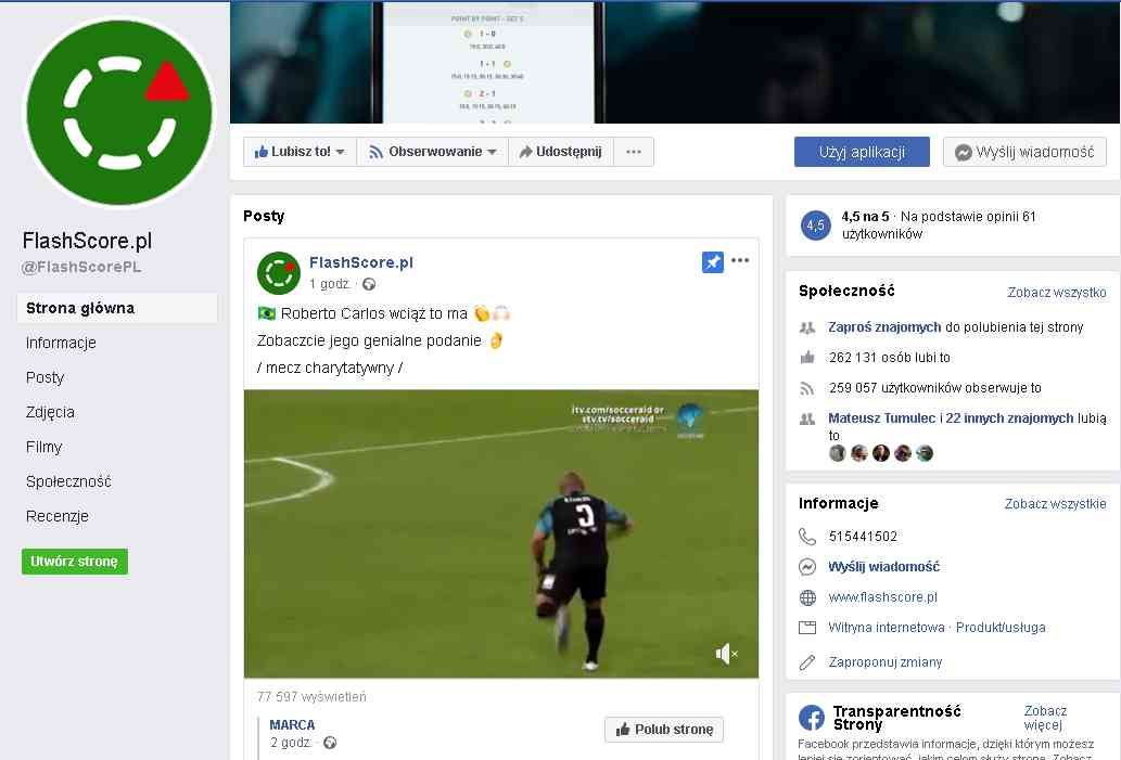 HISTORIA ŚWIĘTOKRZYSKIEJ PIŁKI NOŻNEJ: APLIKACJA FlashScore.pl ...