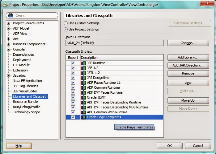 Oracle Fusion Middleware Adf Creating Java Ee Application And Using