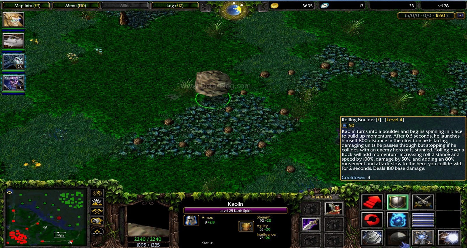 Kaolin, the Earth Spirit Guide, Build & Strategy - DotA-Blog