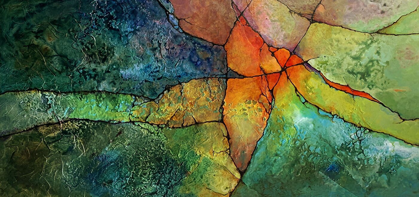 CAROL NELSON FINE ART BLOG: Mixed Media Geologic Abstract Painting ...