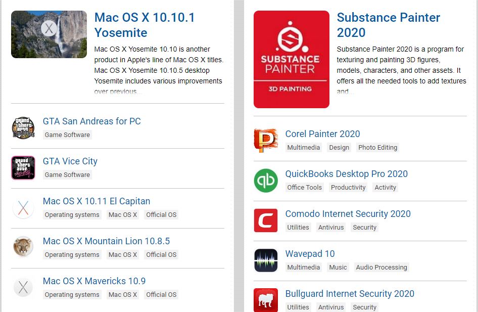 SITES FOR FREE DOWNLOAD APPS (APPLICATION/SOFTWARE) FOR PC