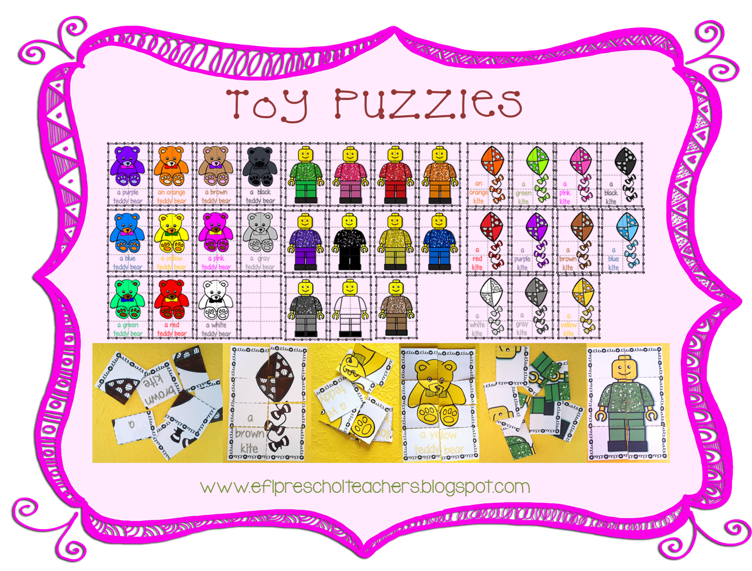 ESL/EFL Preschool Teachers: Toys Thematic Unit for ELL