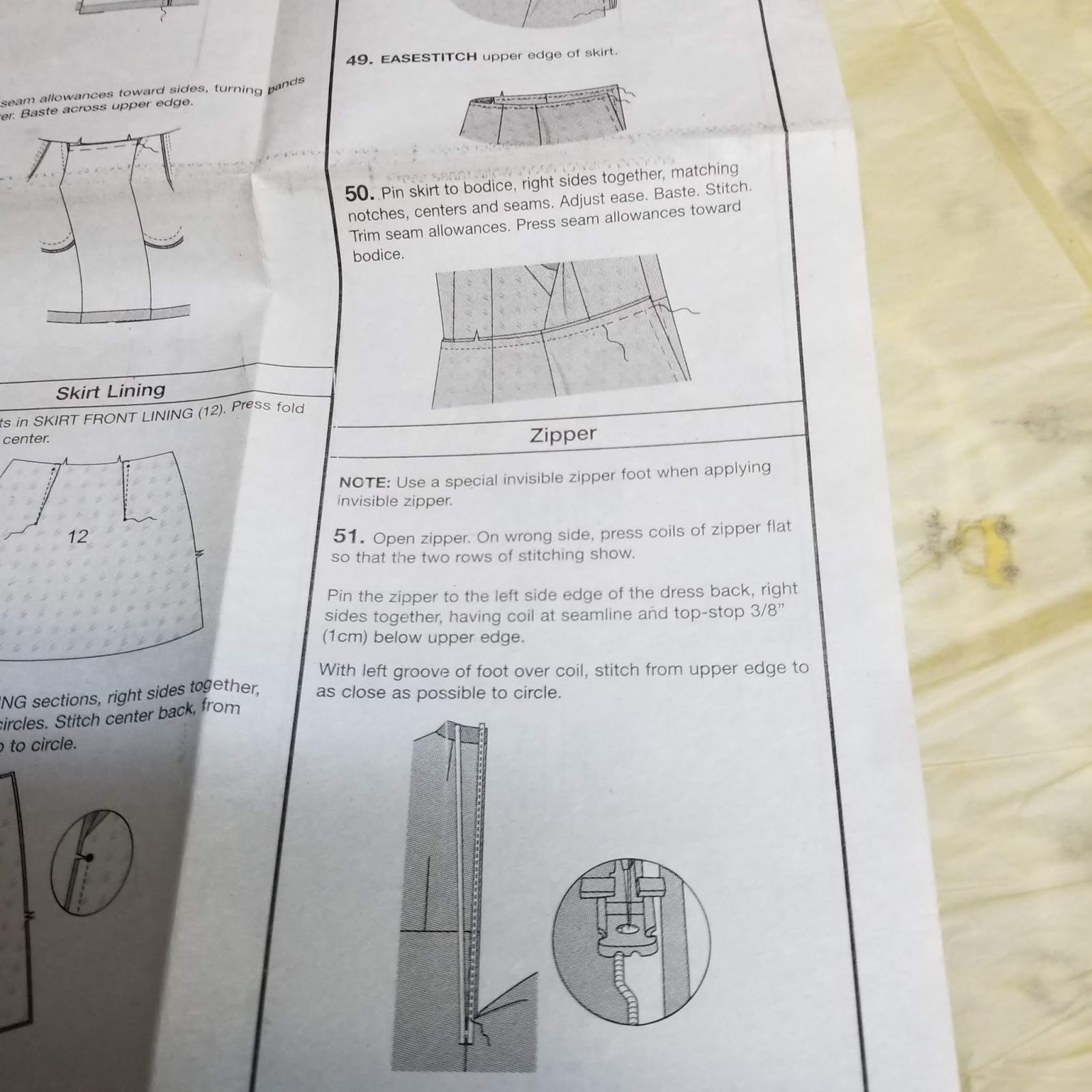 Following The Thread: Vogue 1671 in Multicolour Rayon