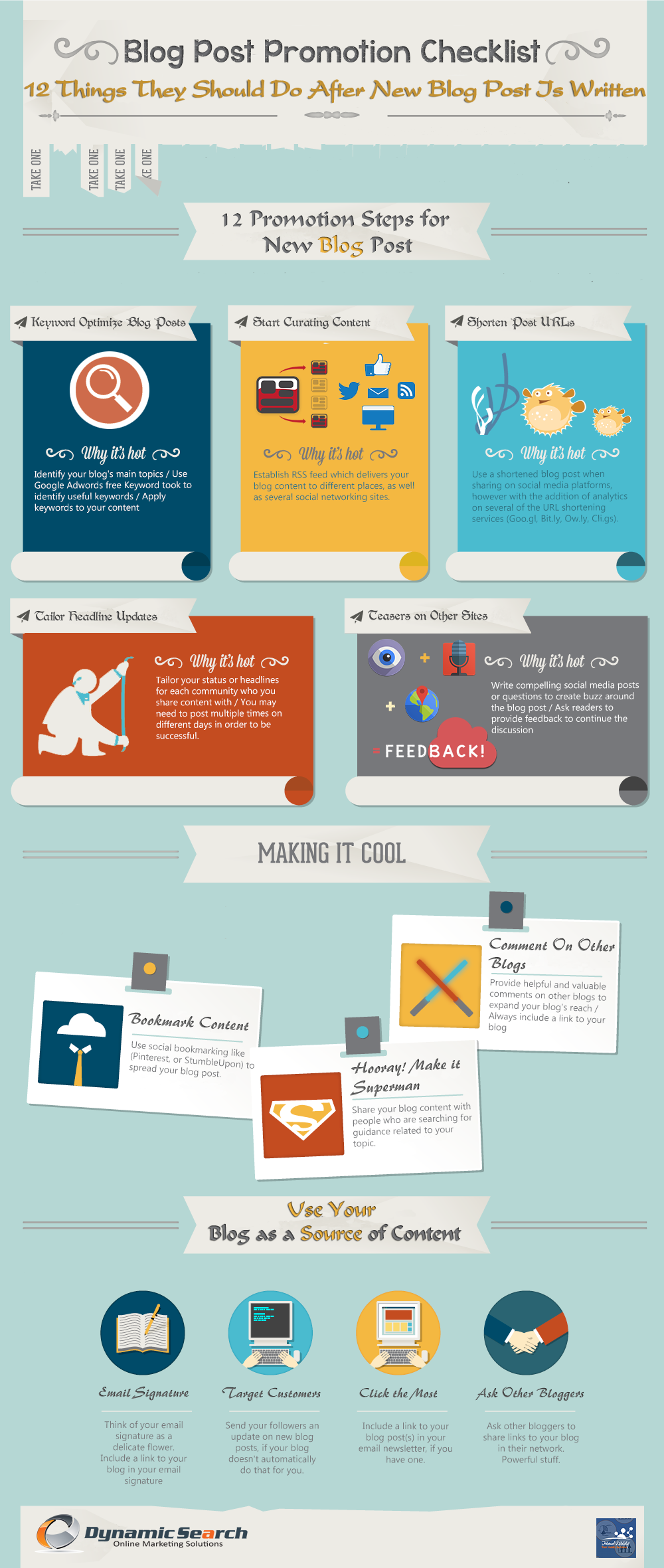 12 Way to Promote Your New Blog Post [INFOGRAPHIC]