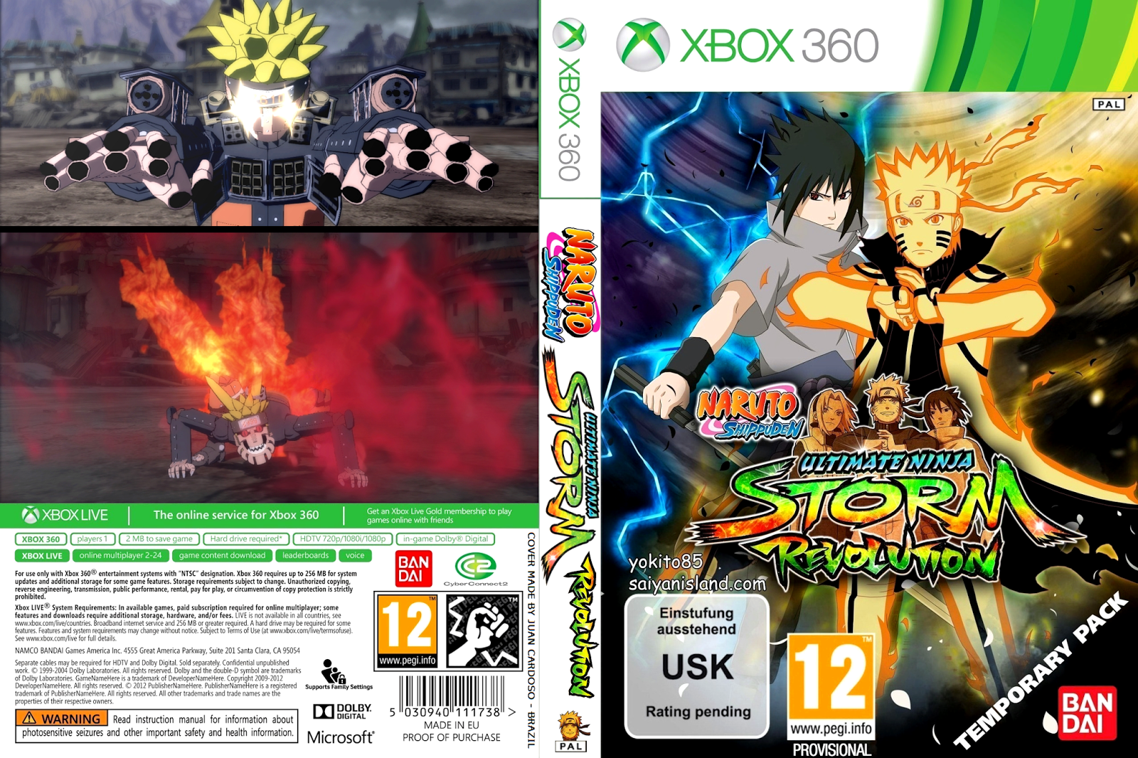 HD PARA XBOX 360 RGH / JTAG: Vazou! Naruto Ultimate Ninja Storm Revolution