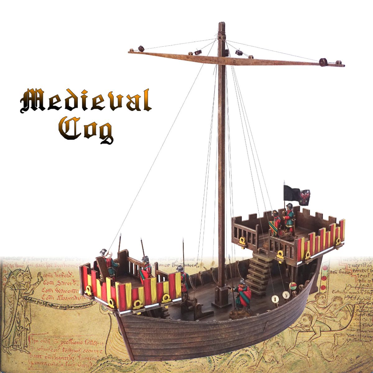 Wargame News and Terrain: Sarissa Precision: New Medieval Cog Ship Released