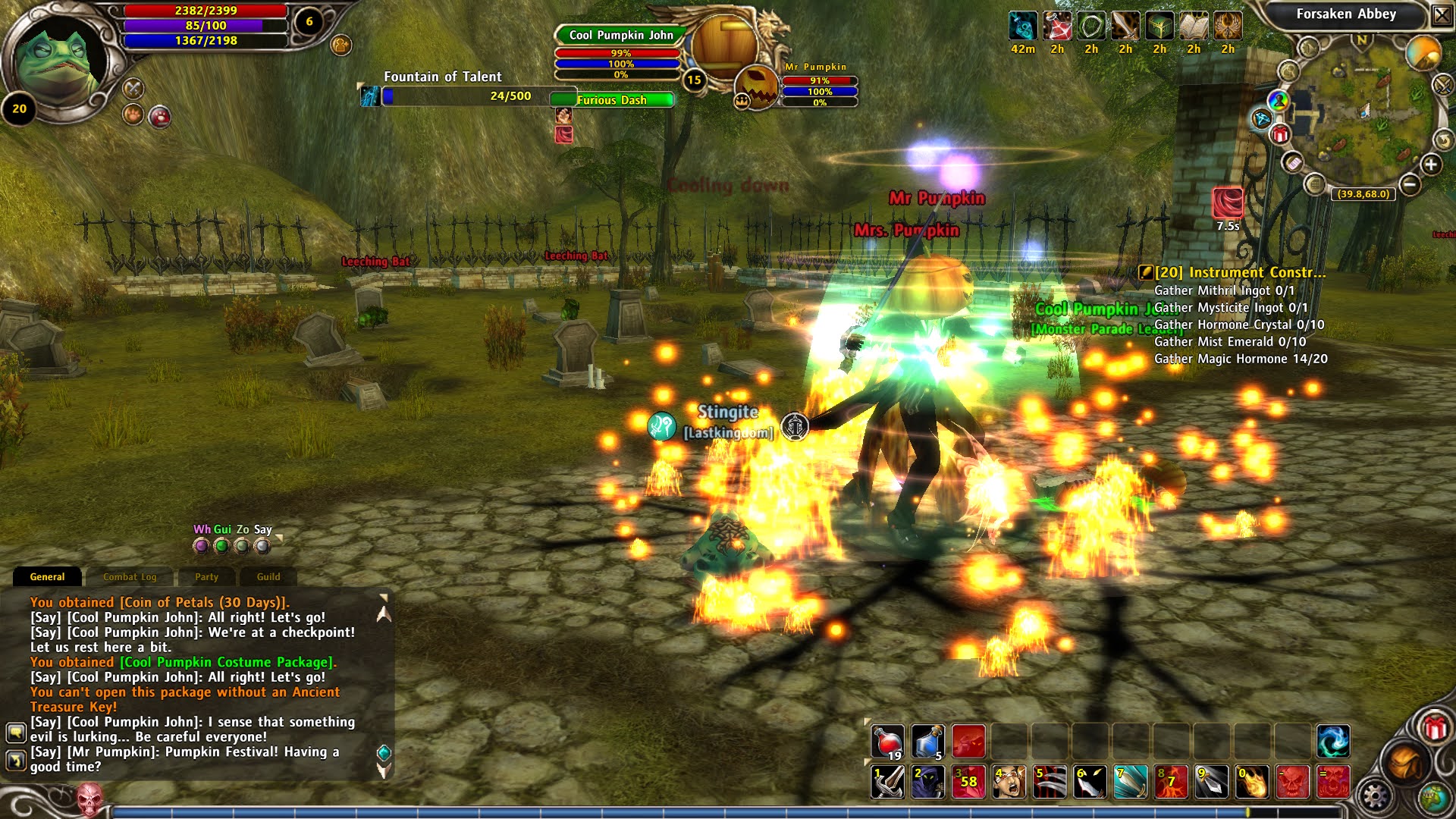 The Friendly Necromancer: Runes of Magic Monster Parade