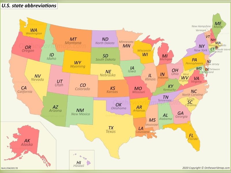 United States Map With Abbreviations T rk p Lakitelek united-states-map-with-abbreviations-t-rk-p-lakitelek