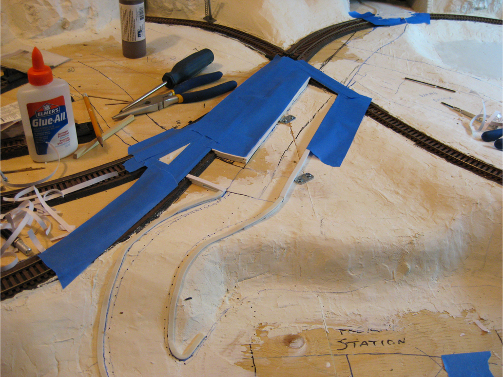 Paving Plaster Roads - TY'S MODEL RAILROAD