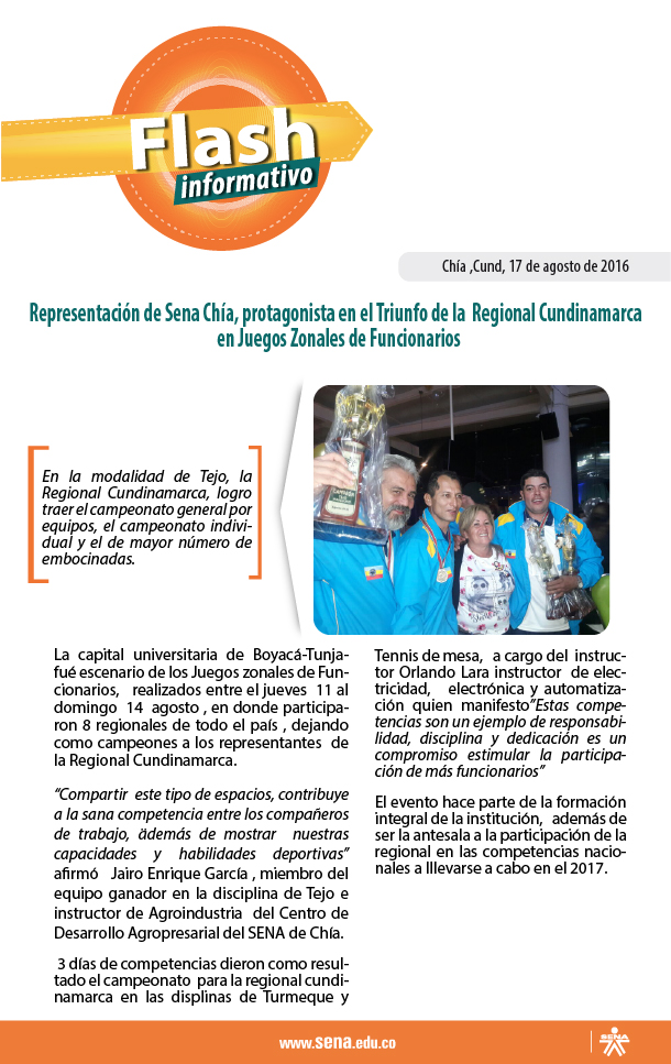 Chía - Centro de Desarrollo Agroempresarial: Flash Informativo