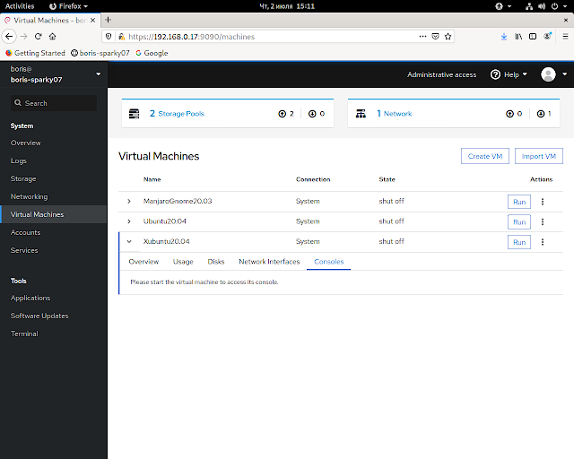 Openstack RDO && KVM Hypervisor: Install KVM && Web Cockpit Console on ...