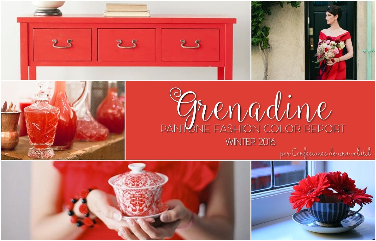 Pantone Fashion Color Report Winter 2017: Grenadine - Confesiones de ...