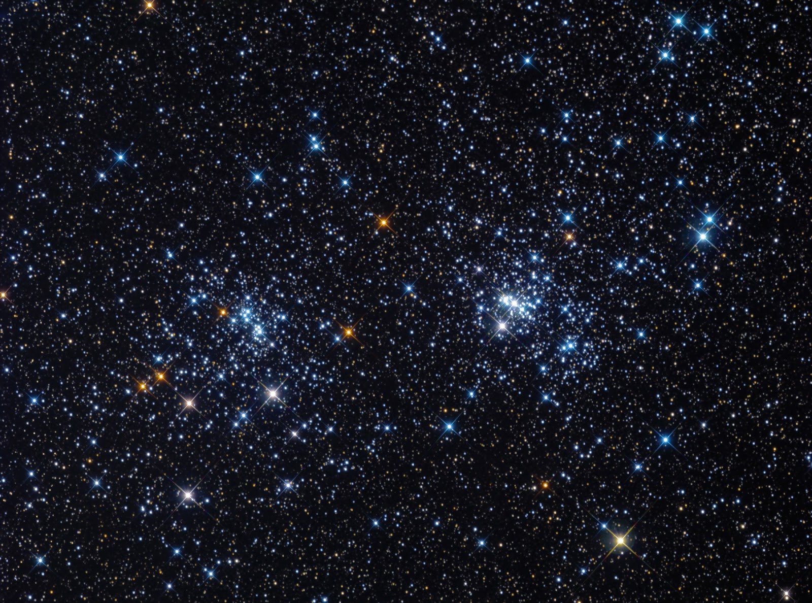 Ταξίδια του νου...: Τα ανοιχτά σμήνη αστέρων NGC 884 και NGC 869...