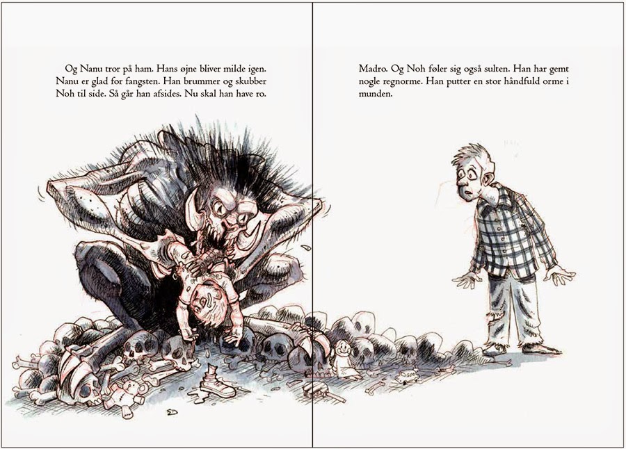 Erik Petri Illustration: Food for Nanu - a horror story