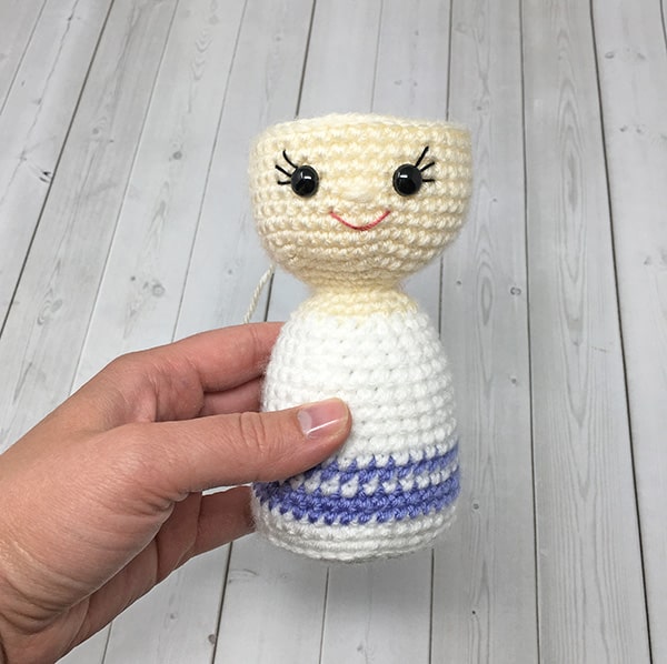 Free Crochet Mini Angel Pattern - Grace and Yarn