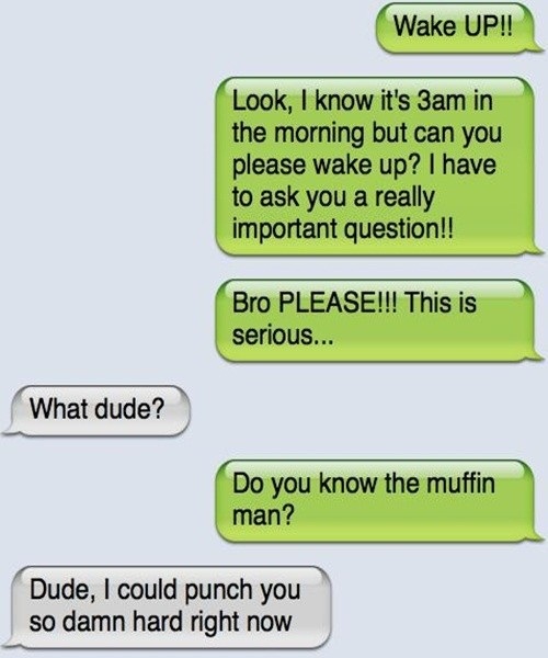 PLACE OF LAUGHTER'S : Do You Know the Muffin Man?