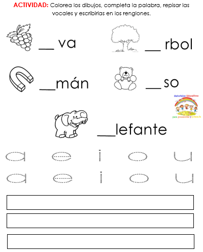 Materiales Educativos para preescolar y primaria: Actividades de las ...
