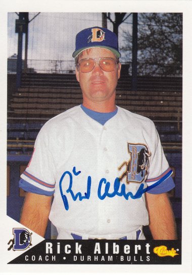 Daily Autograph: Rick Albert