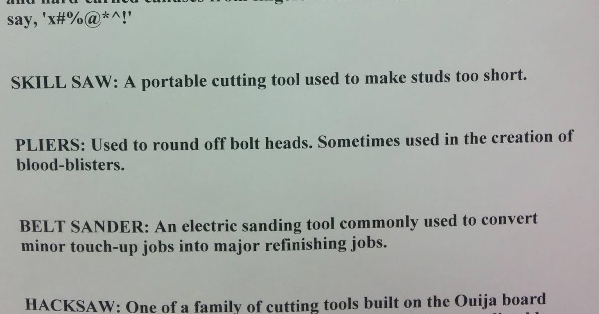 Carbide Dies: Machine Shop Humor - 2020 Edition