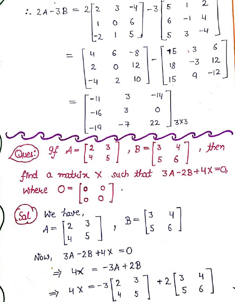 CH 3 - Matrices - Plus Two